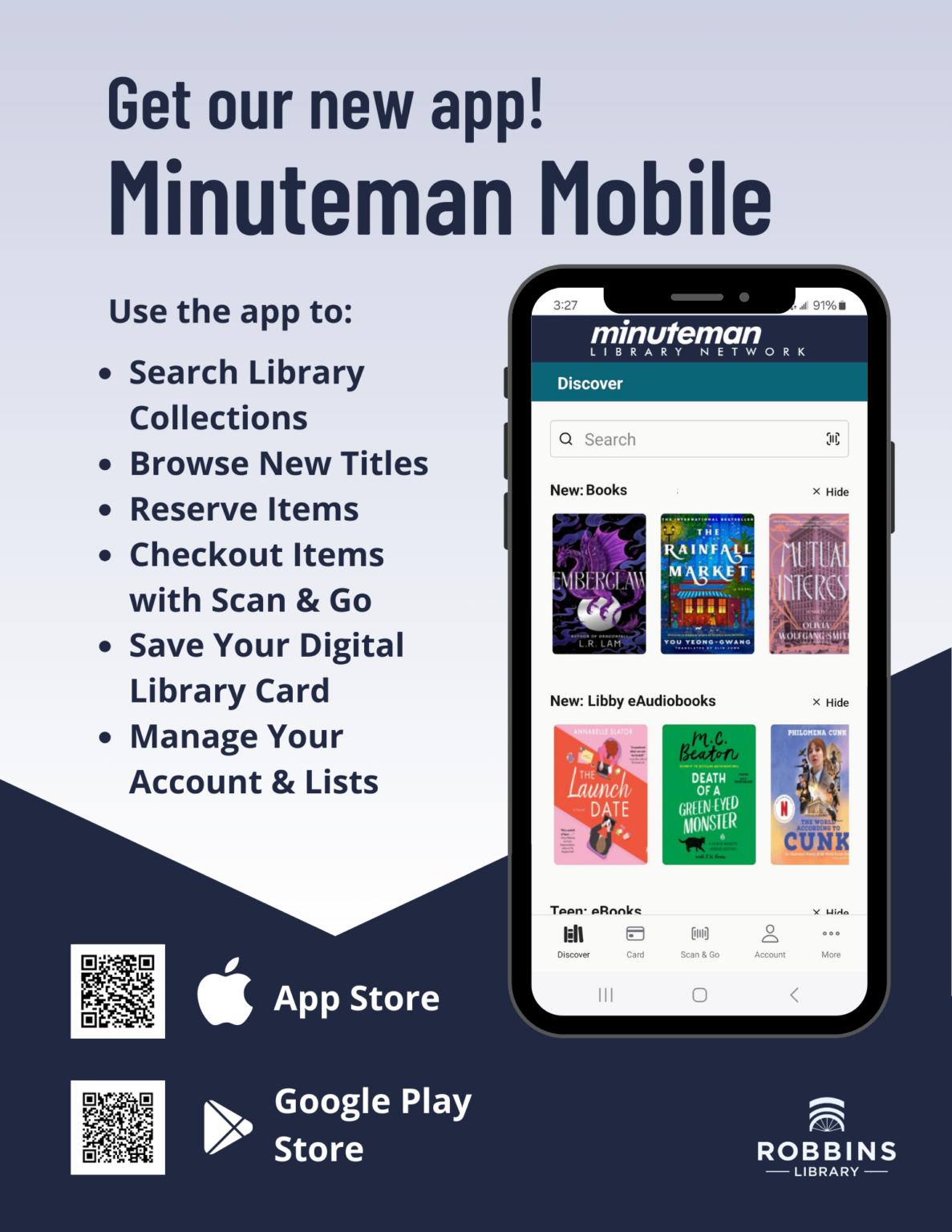 Get Our New Minuteman Mobile App | Robbins Library